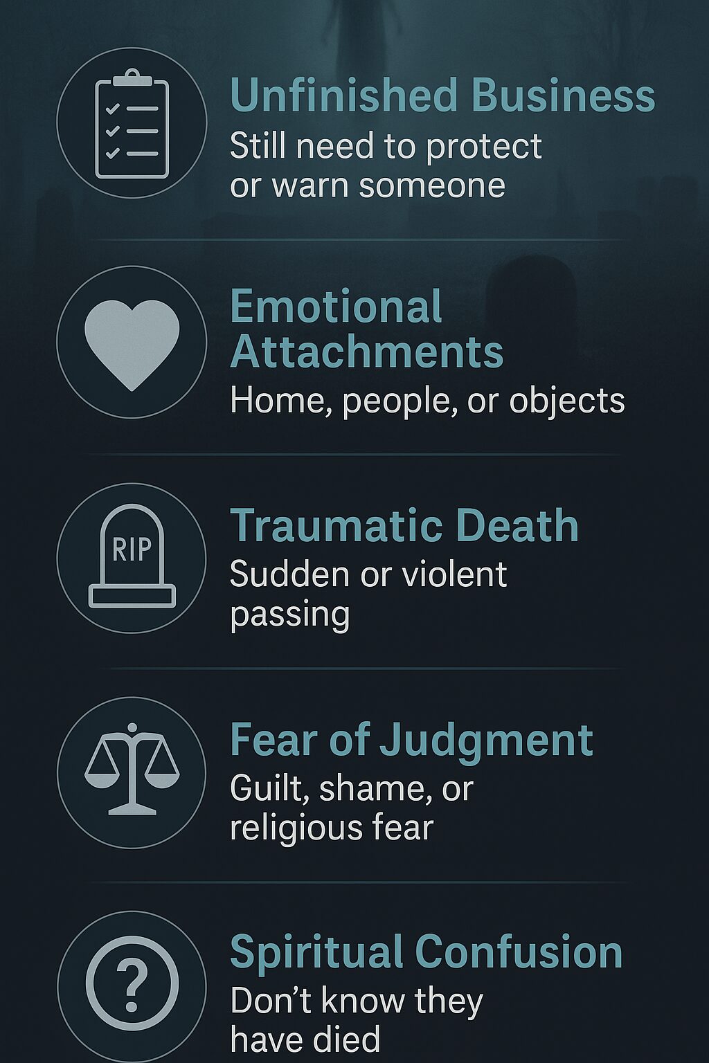 Why Some Spirits Stay on Earth After Death and Burial: Explained - Paraghosts