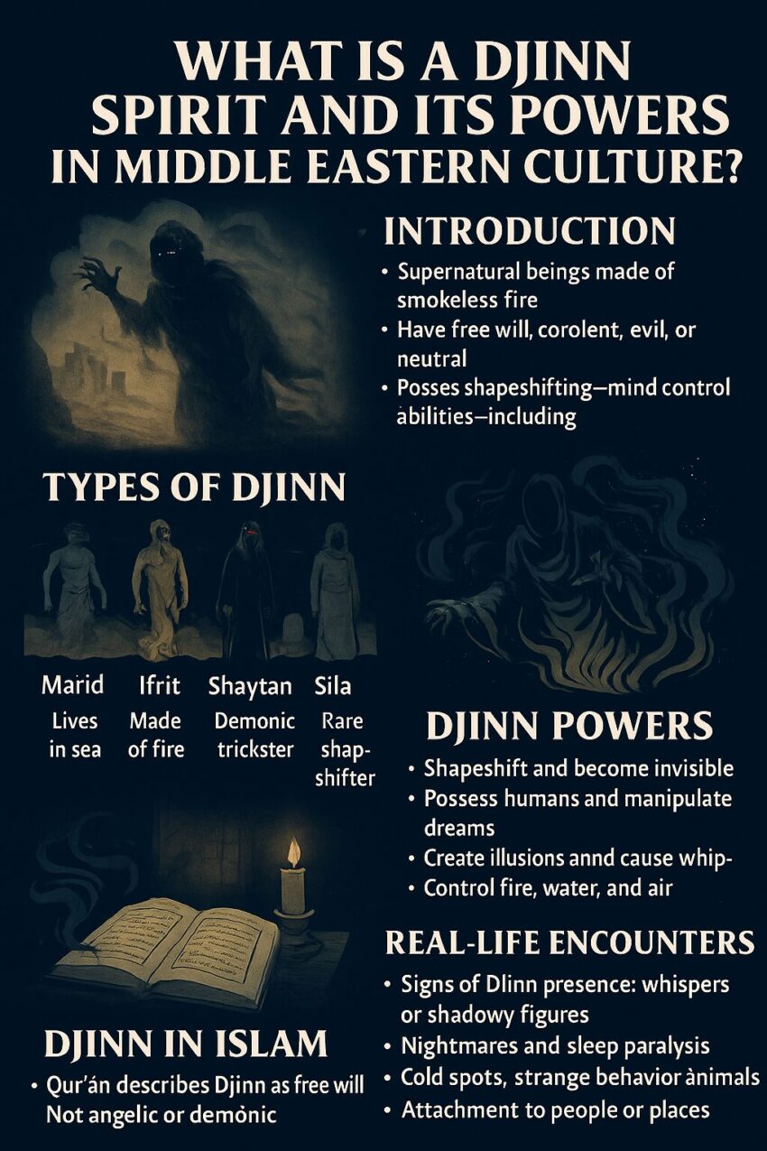 What Is a Djinn Spirit and Its Powers in Middle Eastern Culture ...
