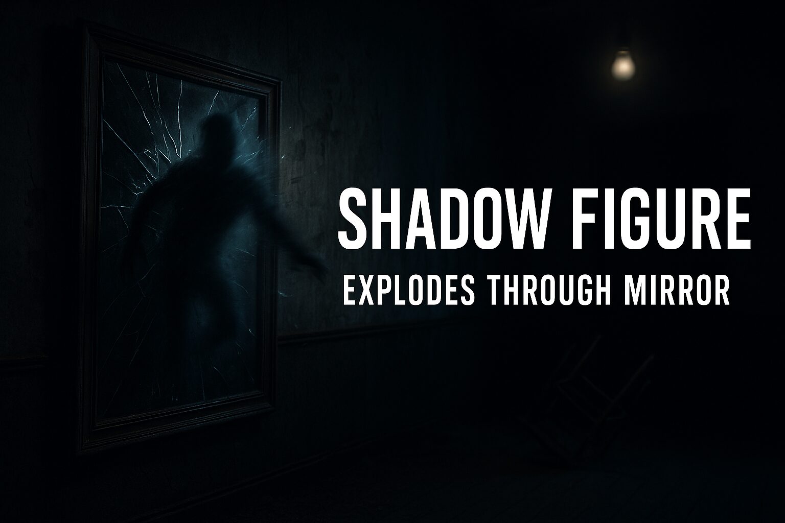 Shadow Figure Explodes Through Mirror – Real Paranormal Encounter or Hoax?