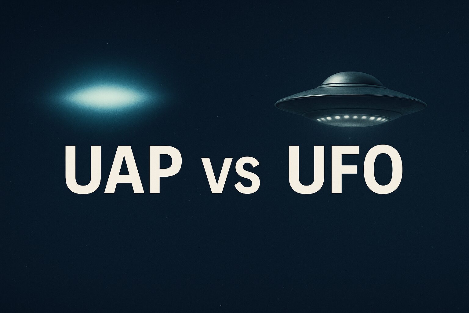 UAP vs UFO: Key Differences and Why the Terminology Matters Today